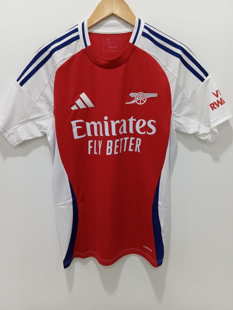 Original Adidas Arsenal 2024/25 Home Replica Jersey, Men's Fashion ...