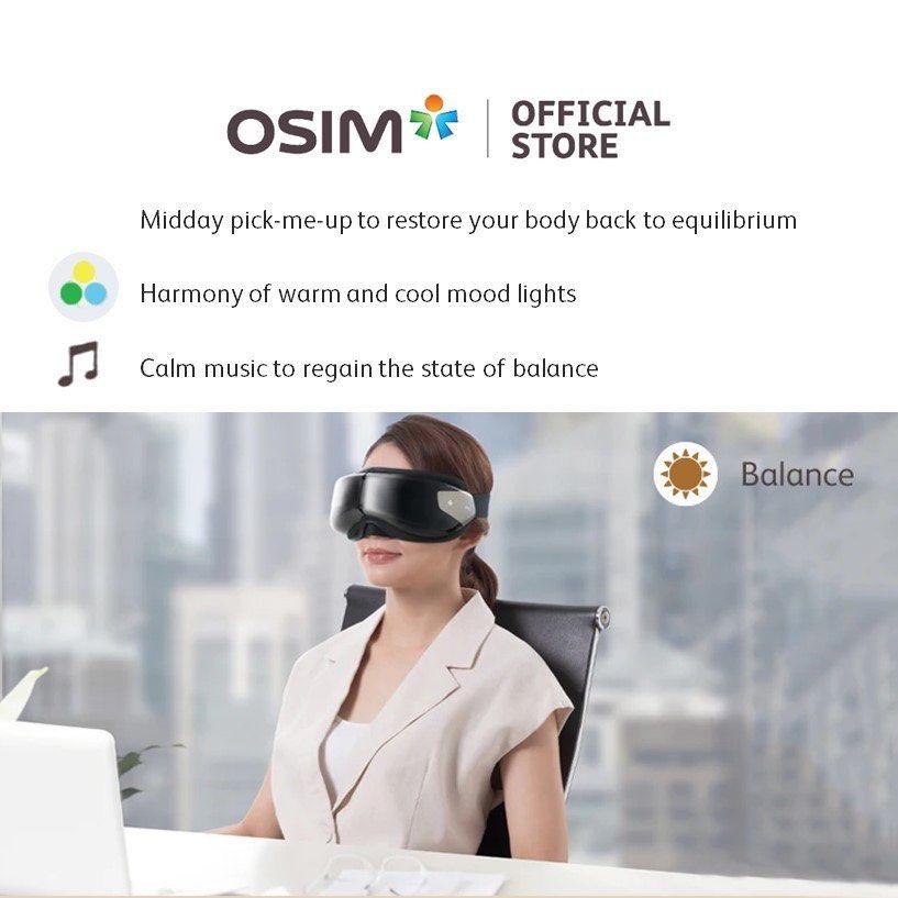 OSIM uGalaxy Sync Eye Massager, Beauty & Personal Care, Vision Care on ...