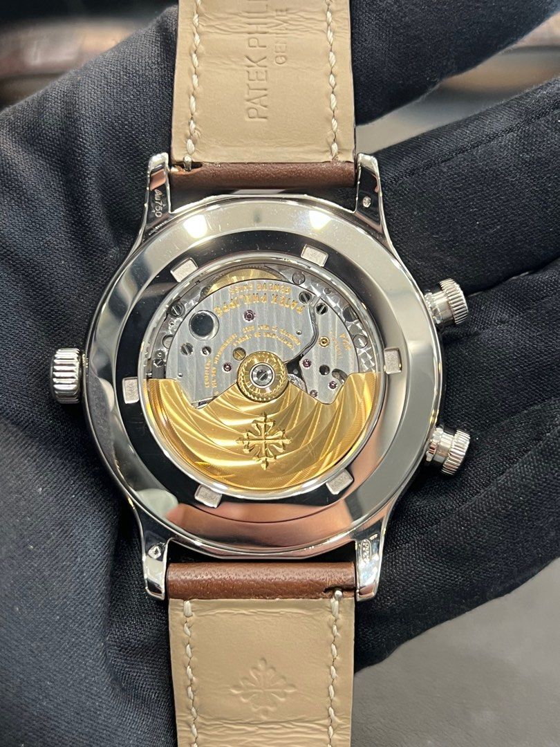 Patek Philippe Calatrava Blue 5524G Pilot Travel Time *Mint*, Luxury ...