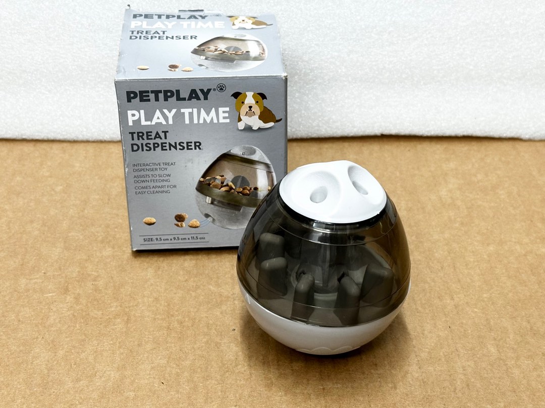Petplay Play Time Treat Dispenser, Dog Toys, Pet Dog Interactive Ball ...