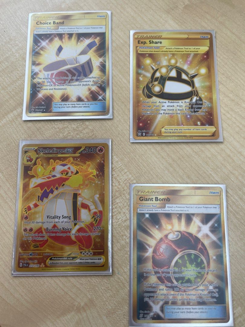 Pokemon TCG GOLD cards bundle nego , Hobbies & Toys, Toys & Games on ...