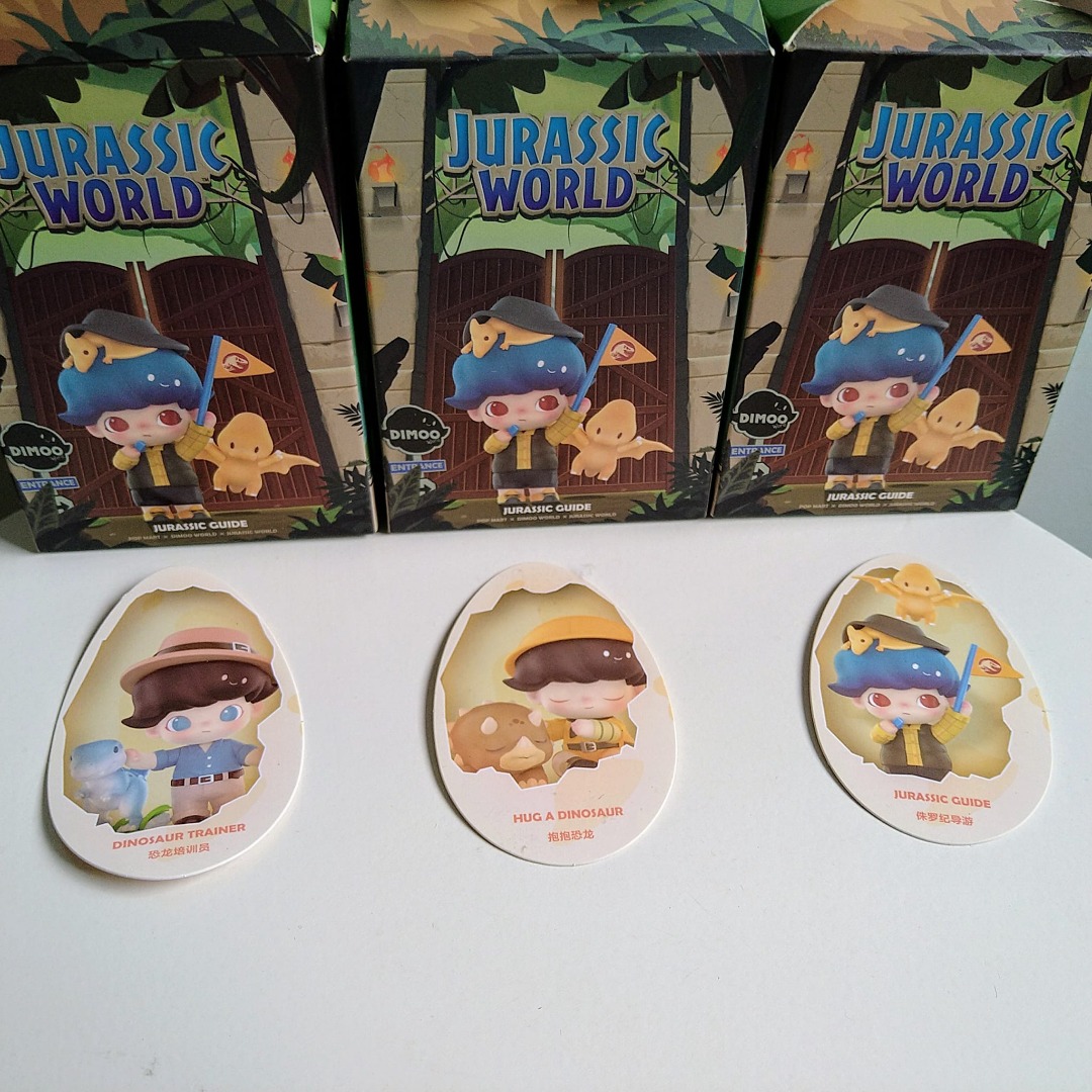 WTS/WTT Pop Mart Dimoo Jurassic World Blind Box Collectible Figure ...