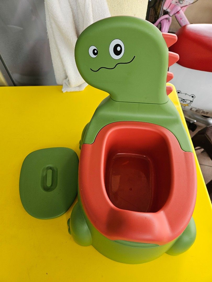 Dinosaur Potty Baby Potty Thickening Ergonomic Modern Cartoon Dinosaur ...
