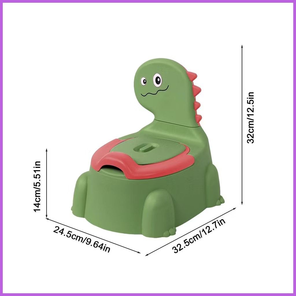 Potty training cartoon dinosaurs toilet for kids toddlers with back ...