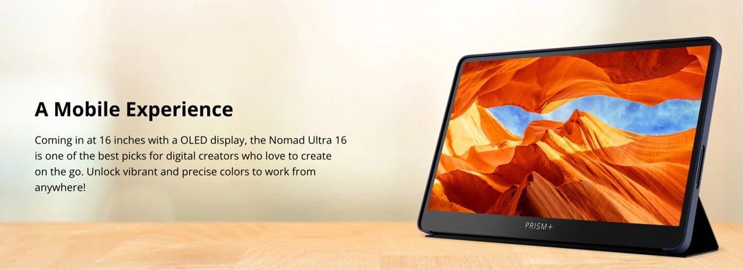 PRISM+ Nomad Ultra 16 portable monitor, Computers & Tech, Parts ...