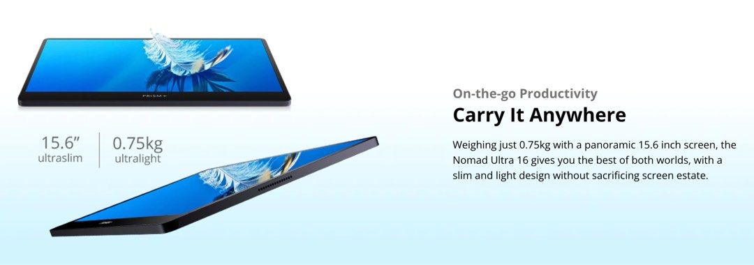 PRISM+ Nomad Ultra 16 portable monitor, Computers & Tech, Parts ...