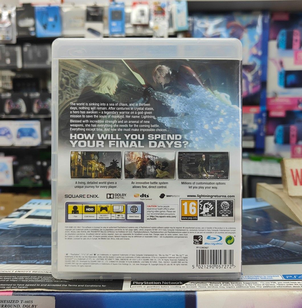 PS3 Lightning Returns Final Fantasy XIII, Video Gaming, Video Games ...