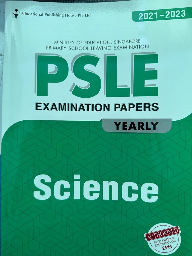 PSLE Science Examination Papers (2021-2023), Hobbies & Toys, Books ...