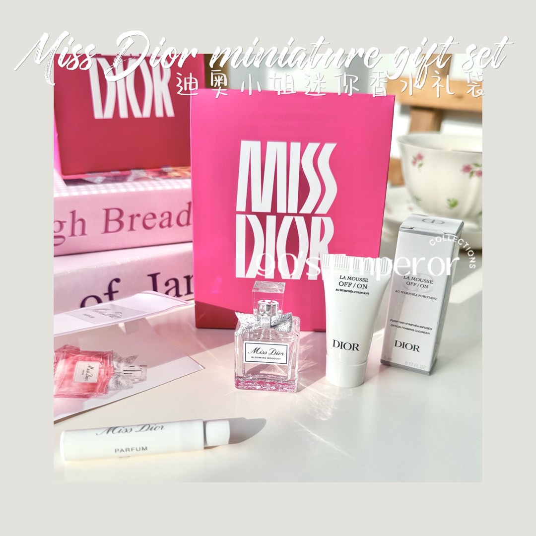 【READYSTOCK】Miss Dior Blooming miniature Parfum Vial Perfume Gift Set ...