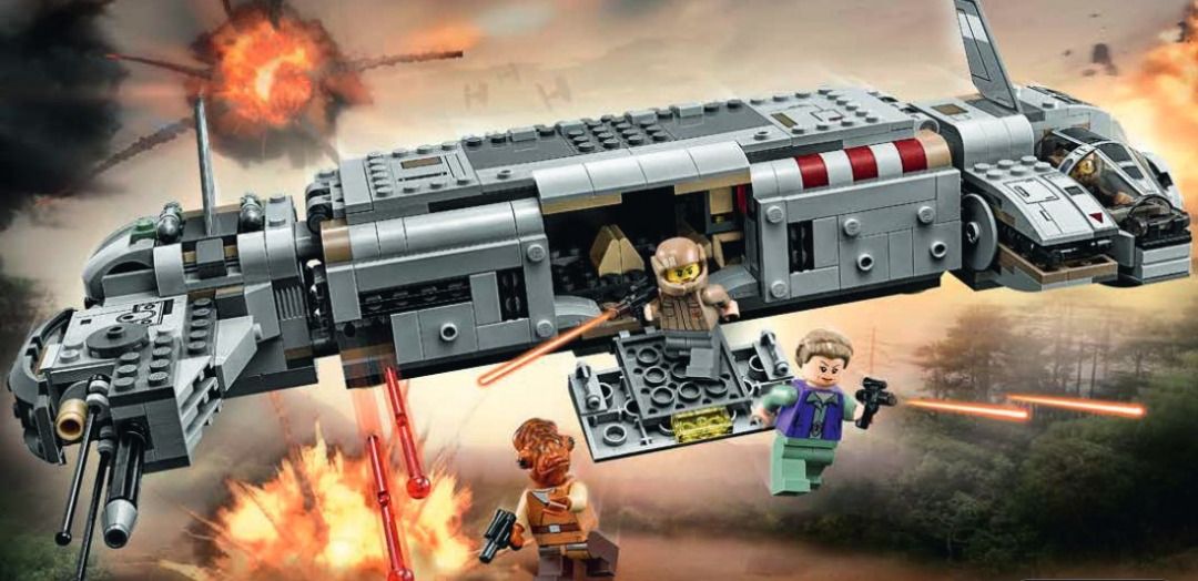 646 pieces Resistance Troop Transporter Star Wars toy Building Blocks ...