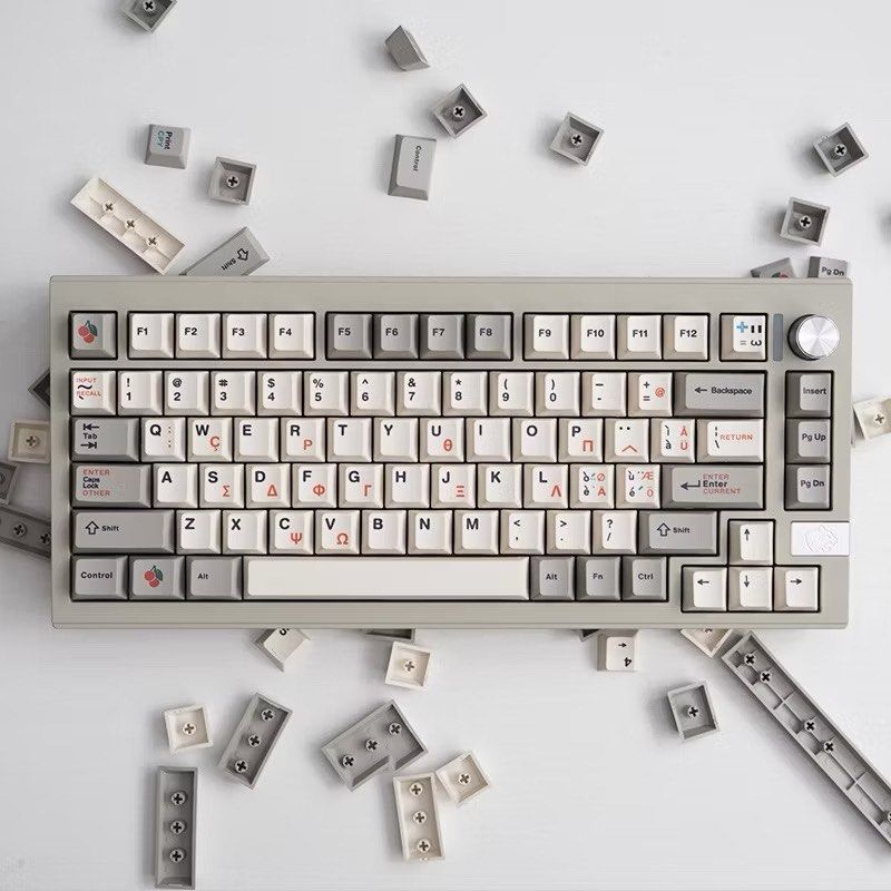 Retro 9009 Greek Cherry Profile Keycaps (136 Keys) | Custom Mechanical ...