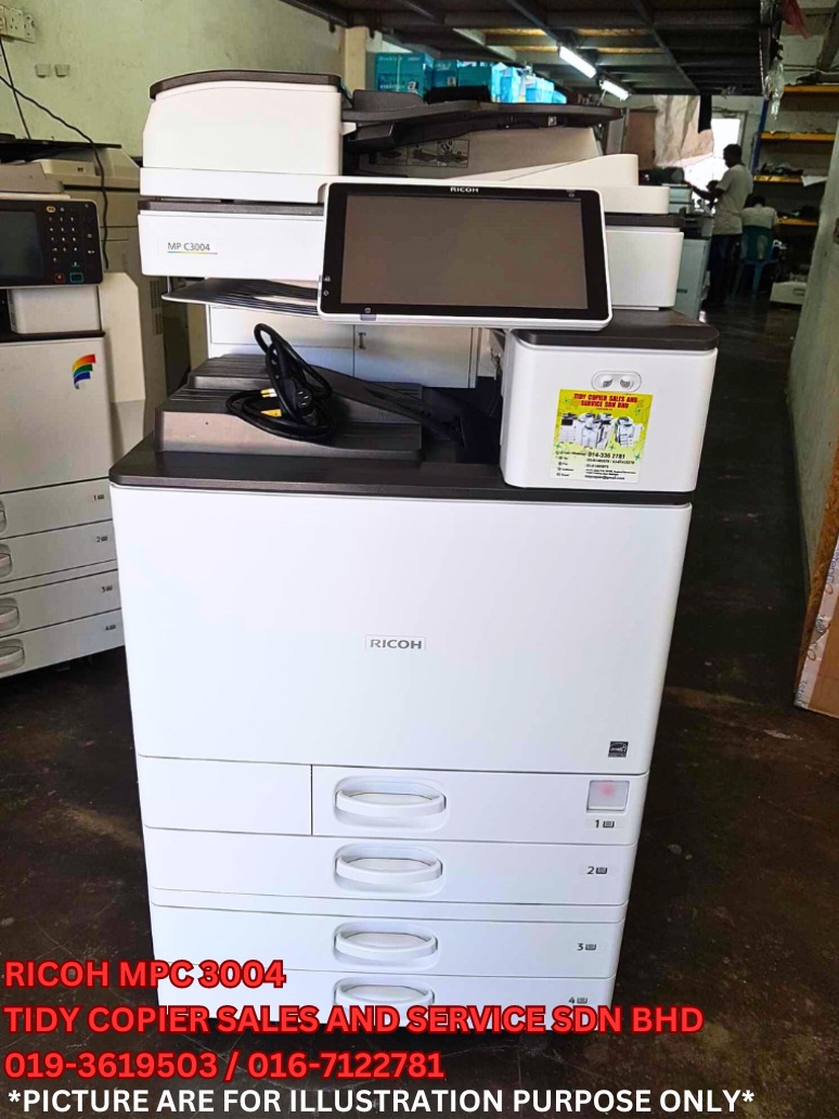 Ricoh MPC 3004 Copy, Print & Scan, Computers & Tech, Printers, Scanners ...