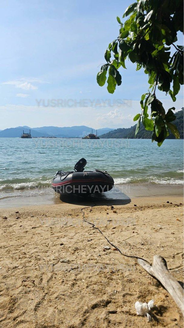 RIVIX PASKAL Metallic Black - 1.2m Heavy Duty Boat, Sports Equipment ...