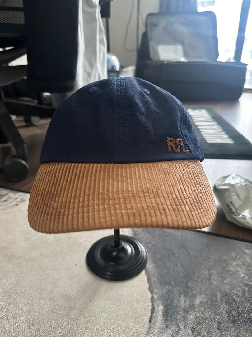 RRL Double RL Corduroy Brim Cap, Men's Fashion, Watches & Accessories ...
