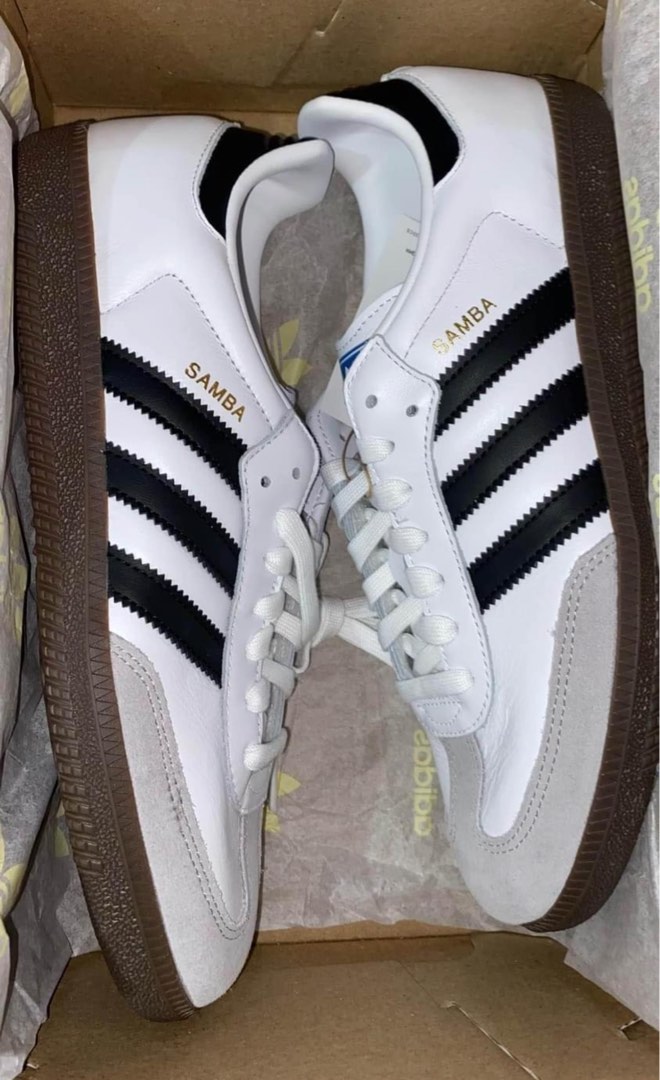 Samba OG white, Men's Fashion, Footwear, Sneakers on Carousell