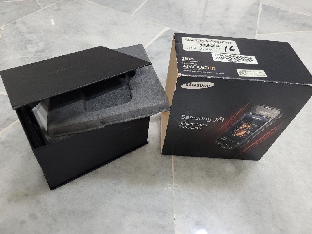 Samsung jet original box, Mobile Phones & Gadgets, Mobile & Gadget ...