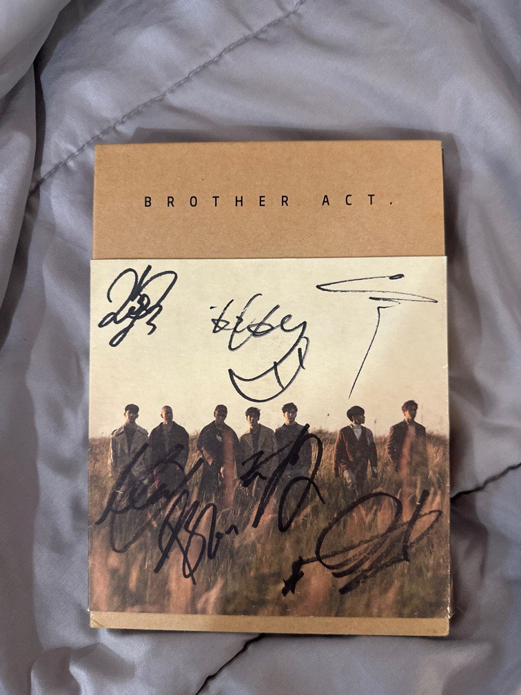 SIGNED BTOB Album Brother Act, Hobbies & Toys, Memorabilia & Collectibles, K-Wave on Carousell