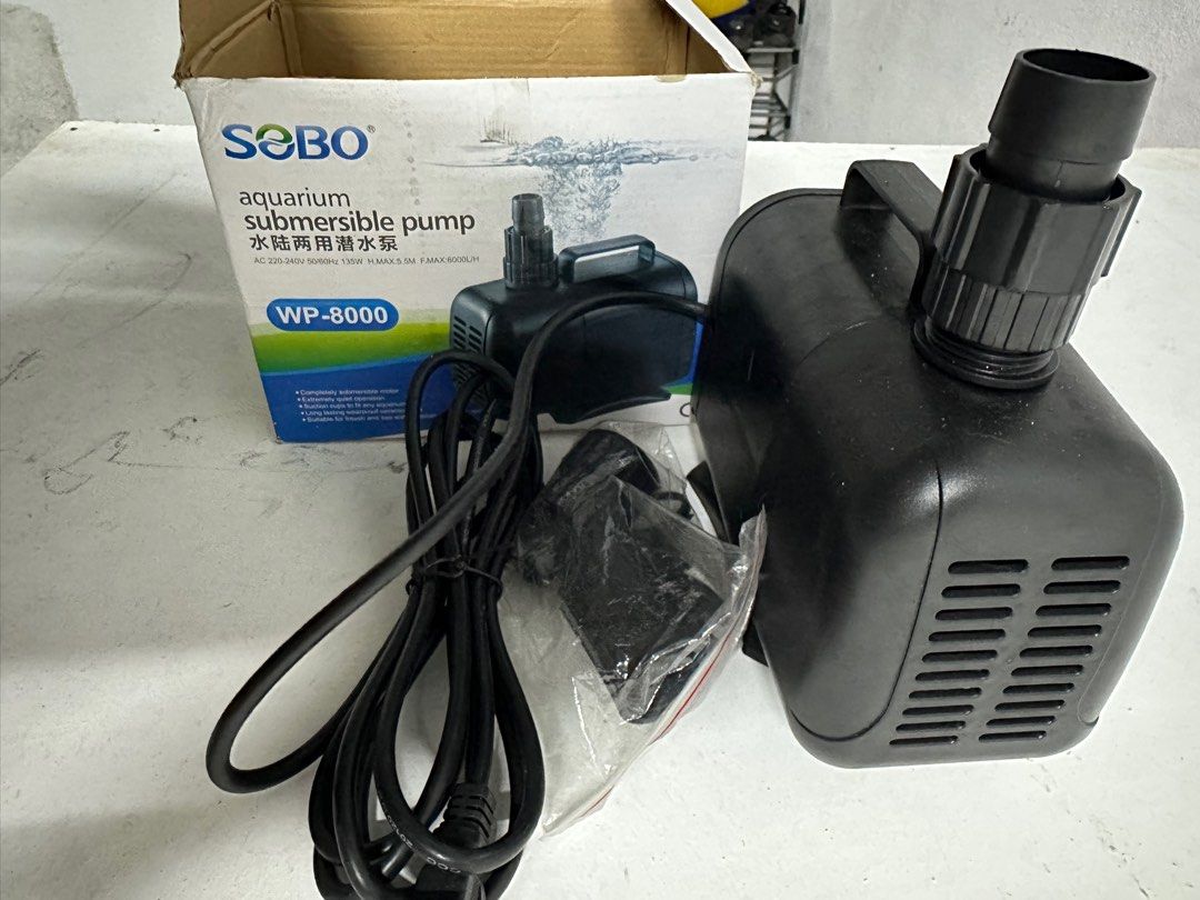 Sobo aquarium submersible pum, Furniture & Home Living, Outdoor ...
