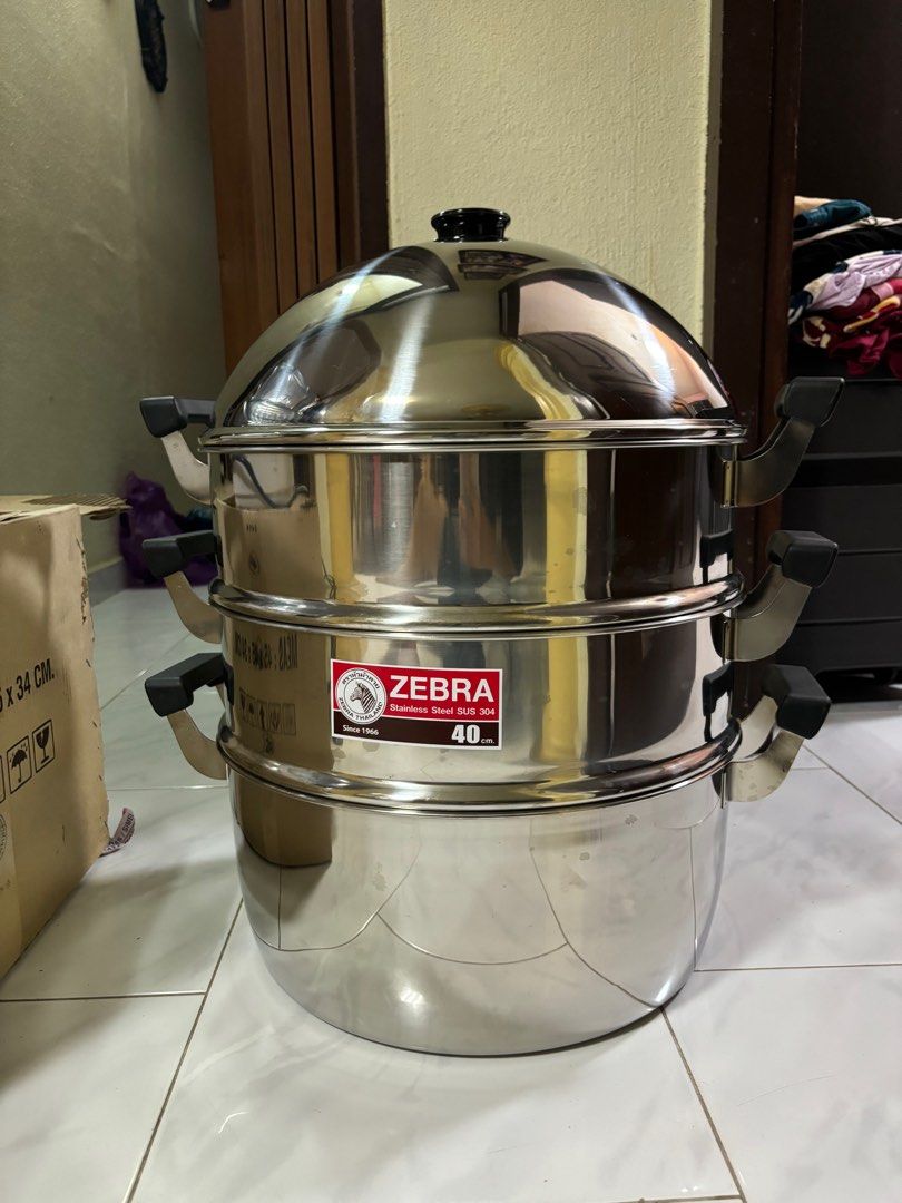 Stainless Steel Steamer Zebra, TV & Home Appliances, Kitchen Appliances ...