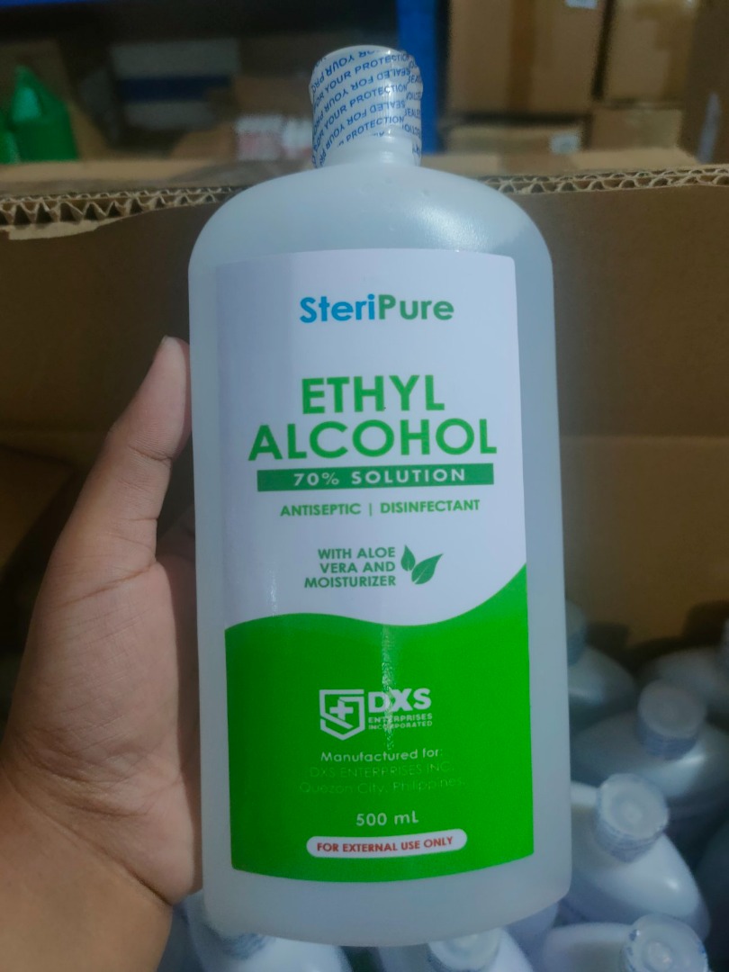 STERIPURE ETHYL ALCOHOL 70% SOLUTION 500 ML, Beauty & Personal Care ...