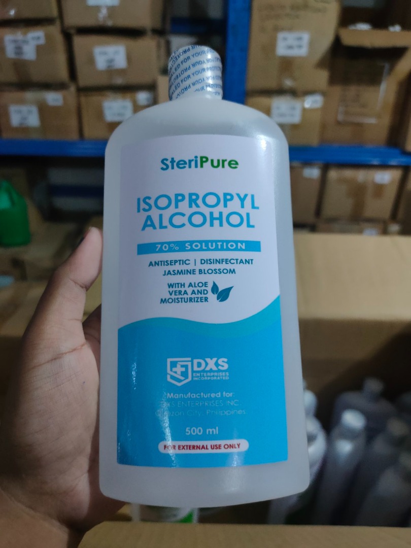 STERIPURE ISOPROPYL ALCOHOL 70% SOLUTION 500ML, Health & Nutrition ...
