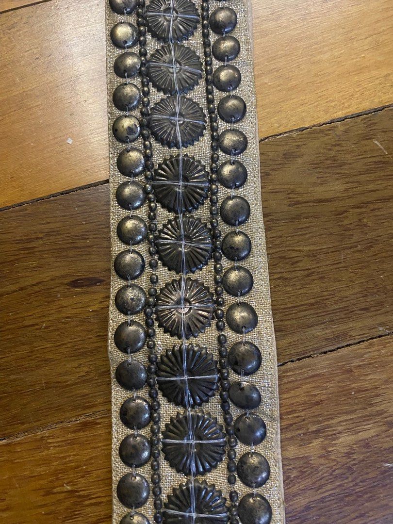 Studded fabric belt from India, Women's Fashion, Watches & Accessories ...