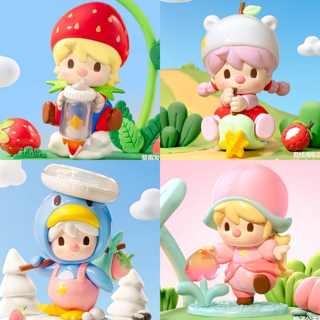 Sweet Bean Magical Fruit World Adventure Series POPMART / FULL SET ...