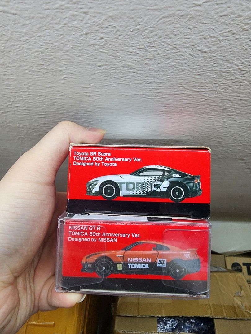 Takara Tomica 50th Nissan GTR,Toyota Supra limited edition, Hobbies ...