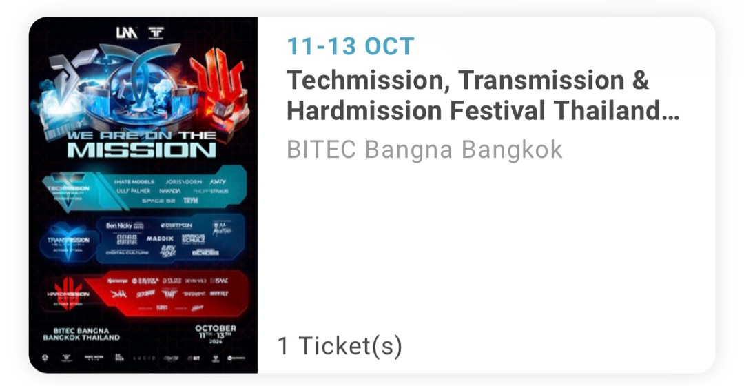 2 TECHMISSION TICKET TO LETGO (each is 350), Tickets & Vouchers, Event ...
