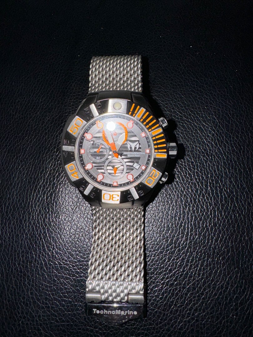 TECHNO MARINE BLACK REEF, Men's Fashion, Watches & Accessories, Watches ...