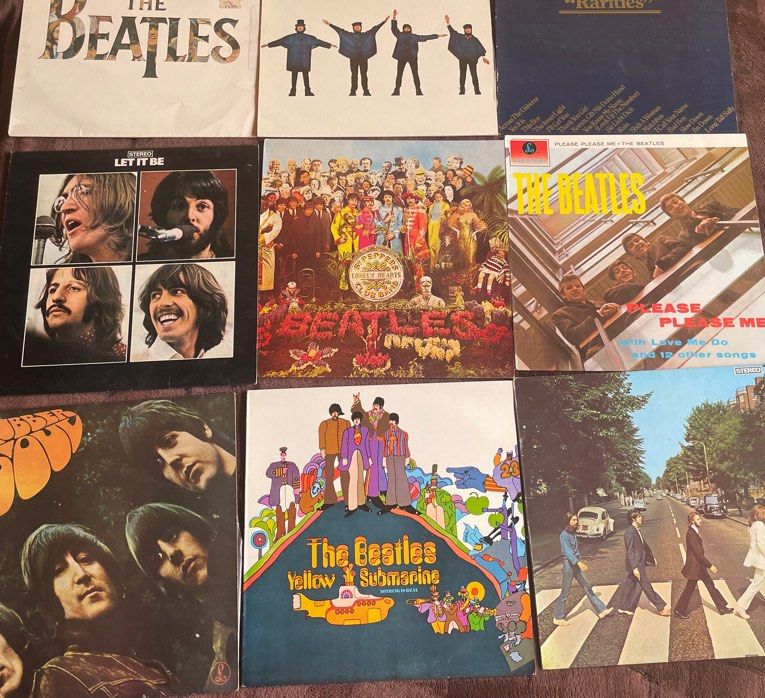 The beatles collection assorted vinyls, Hobbies & Toys, Music & Media ...