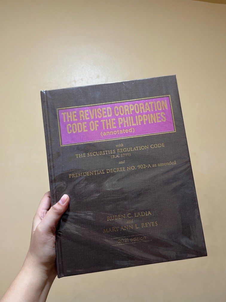 The Revised Corporation Code of the Philippines (annotated) 2021 Ruben ...