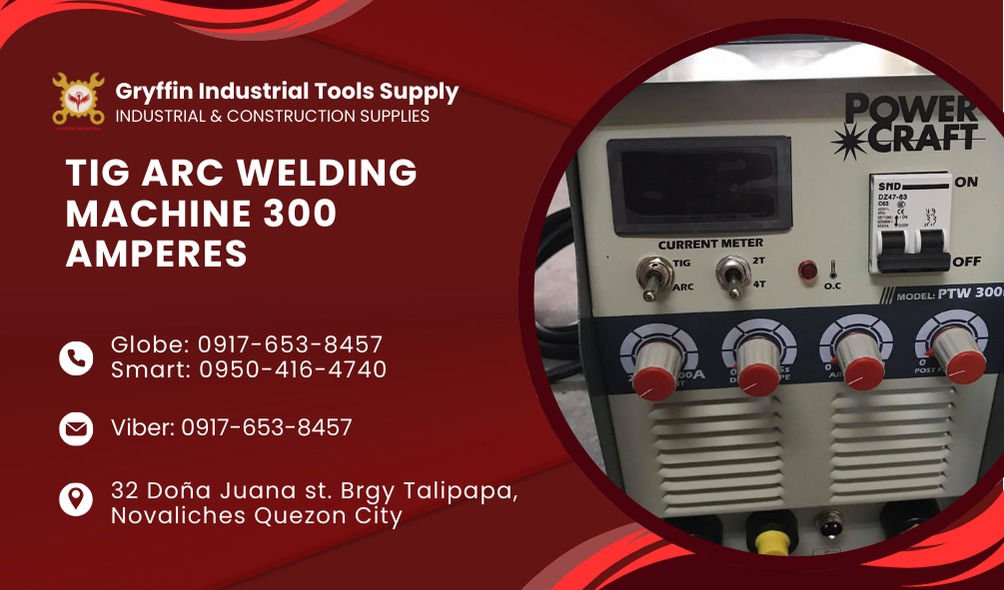 TIG ARC WELDING MACHINE 300 AMPERES, Commercial & Industrial ...