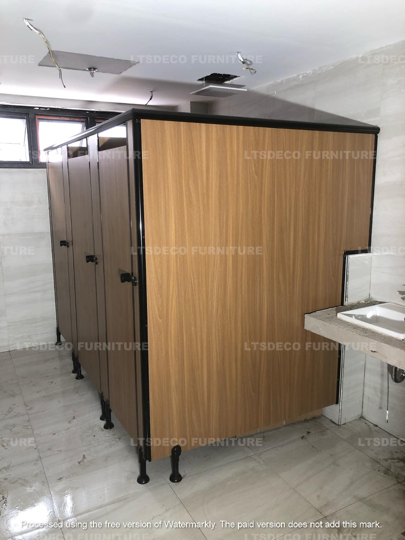 TOILET PARTITION PHENOLIC COMPACT BOARD OFFICE FURNITURE SYSTEM ...
