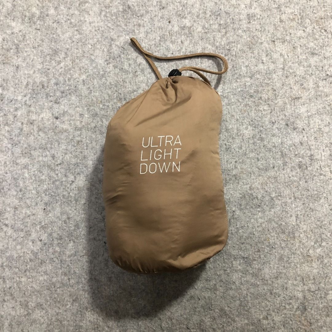 UNIQLO Ultra Light Earth Brown Puffer Puff Winter Snow Jacket Size ...