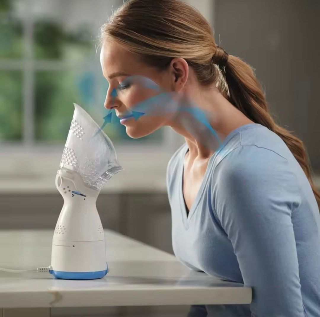 VICKS Sinus Inhaler Electric Steam Inhaler, Health & Nutrition, Face ...