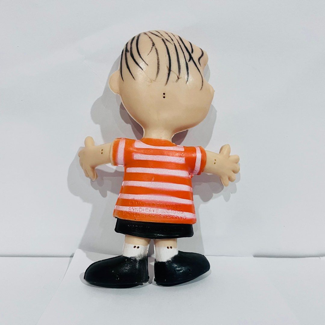 VINTAGE 1969 PEANUTS CHARLIE BROWN LINUS RUBBER BENDABLE FIGURES UNITED ...