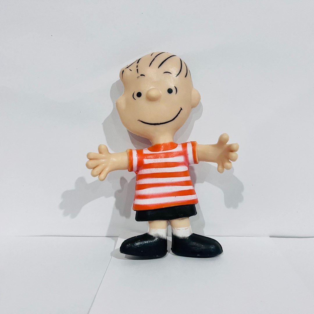 VINTAGE 1969 PEANUTS CHARLIE BROWN LINUS RUBBER BENDABLE FIGURES UNITED ...