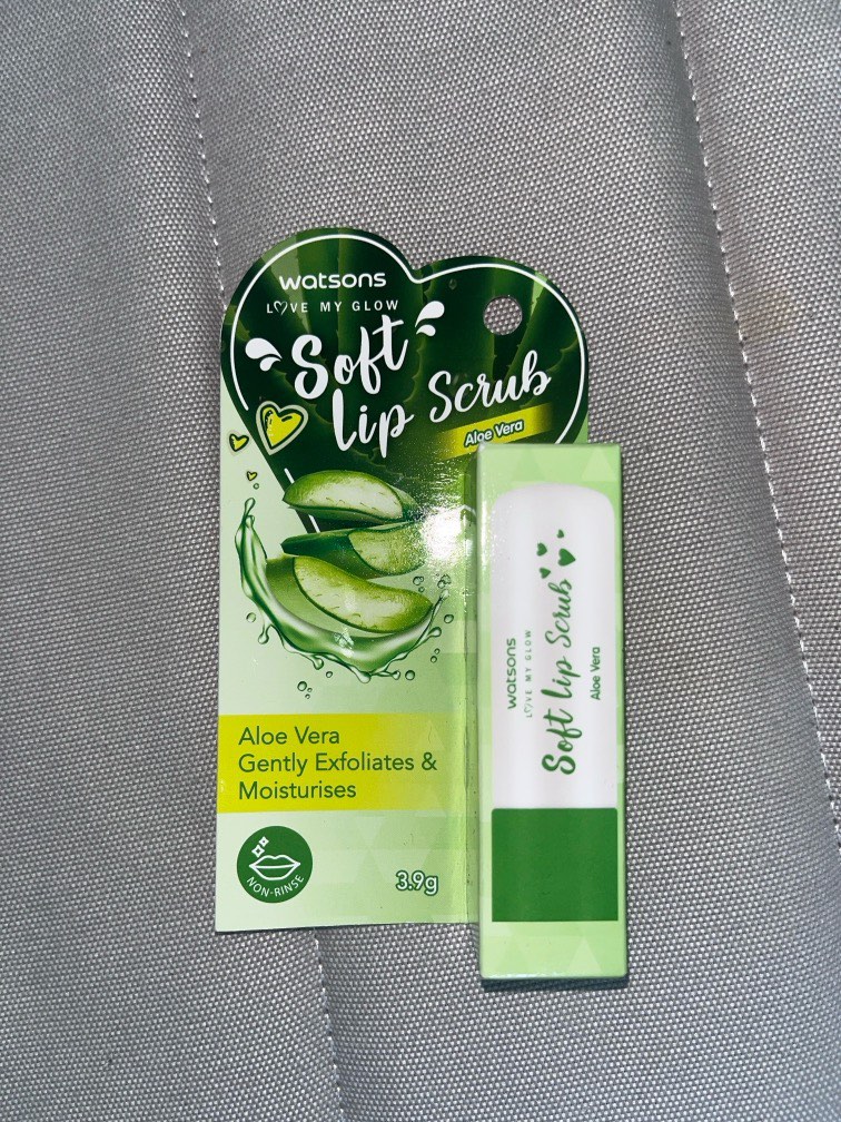 Watson’s Soft Lip Scrub- Aloe vera, Beauty & Personal Care, Face, Face ...