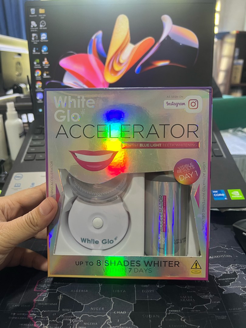 M74-White Glo White Accelerator Blue Light Teeth Whitening System ...