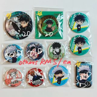 Jujutsu Kaisen Attack on Titan Badge and Standee, Hobbies & Toys ...