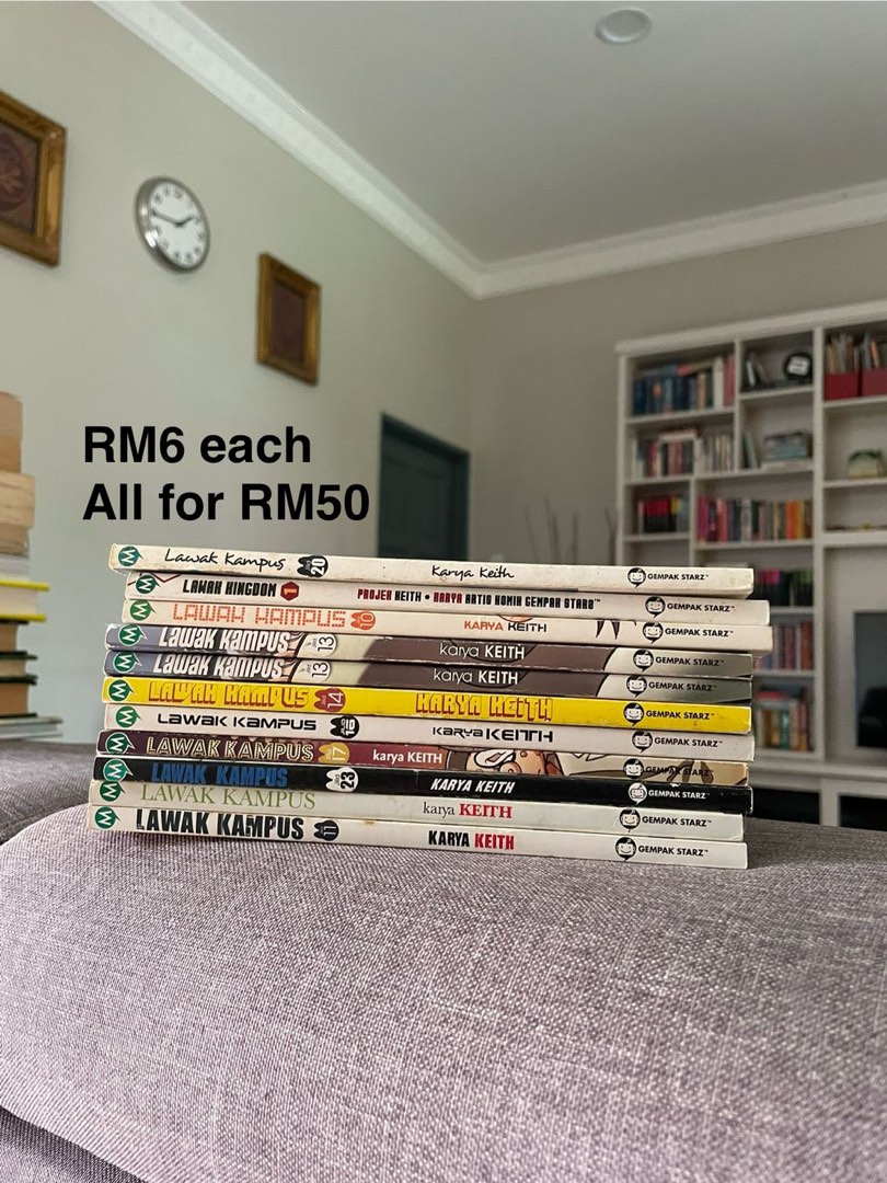 WTS MALAY COMICS/ KOMIK MELAYU: LAWAK KAMPUS, UNDER AGE etc, Hobbies & Toys, Books & Magazines ...