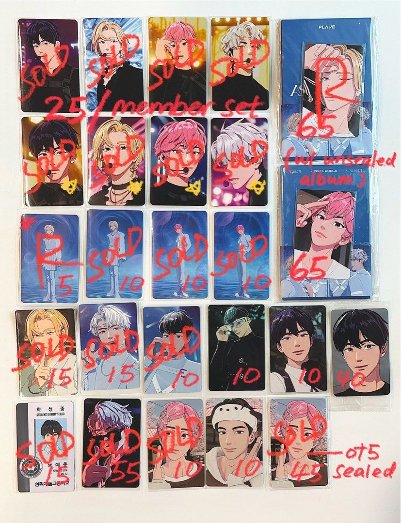 [WTS] Plave official photocards pobs, Hobbies & Toys, Collectibles ...