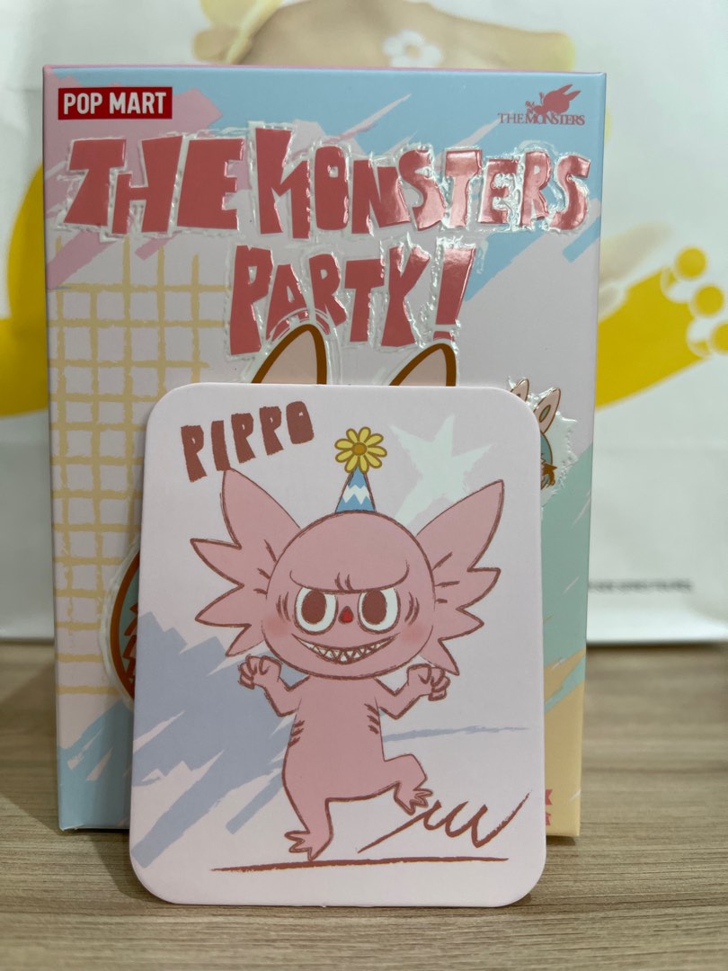 WTS Popmart Labubu The Monsters Party! Reversible plush- Pippo, Hobbies ...