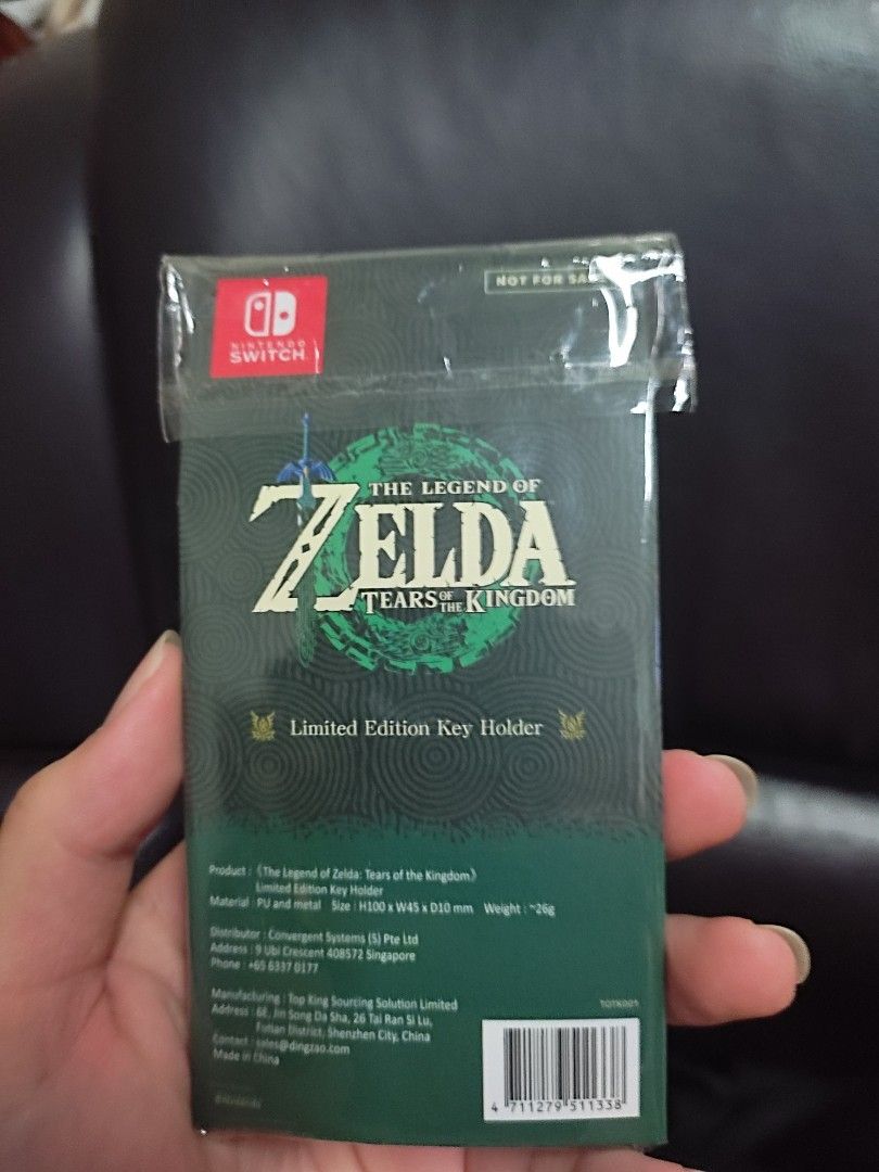 Zelda TOTK Tears Of The Kingdom with Key Holder, Video Gaming, Video ...