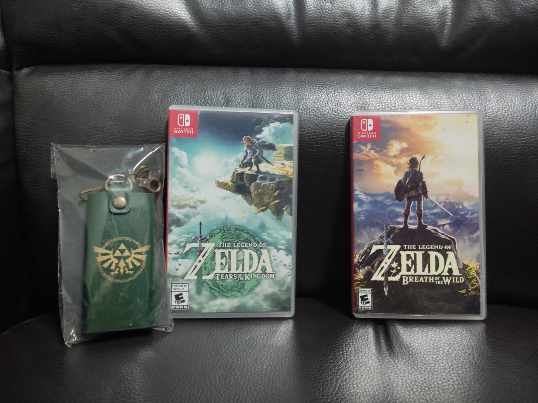 Zelda TOTK With Limited Key Holder & Zelda BOTW, Video Gaming, Video ...