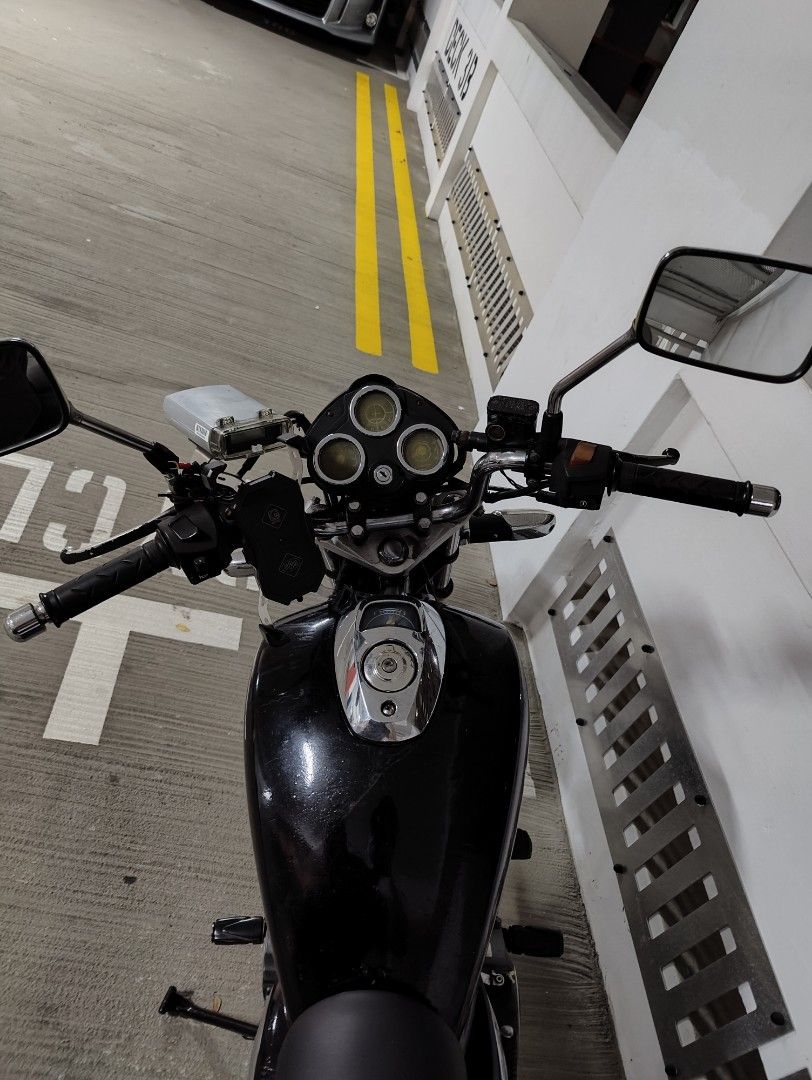 Zongshen ZS125 125cc David Harleyson Cruiser Bike Biker Gang Hells Angels Stylo Milo Kopi O Teh ...