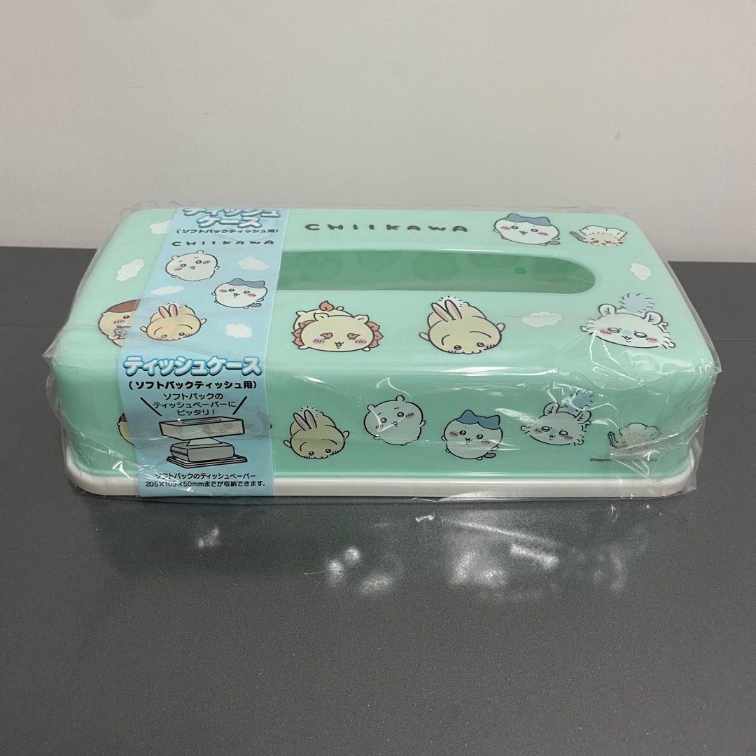 日本景品 chiikawa小可愛 吉伊卡哇 紙巾盒 TISSUE BOX, 傢俬＆家居, 浴室、廚房用品配件 - Carousell