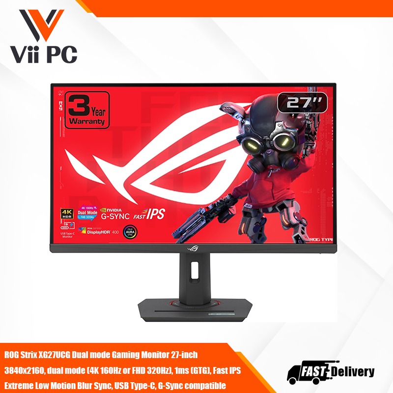 ASUS ROG Strix XG27UCG ROG Strix XG27UCG Dual mode Gaming Monitor 27 ...
