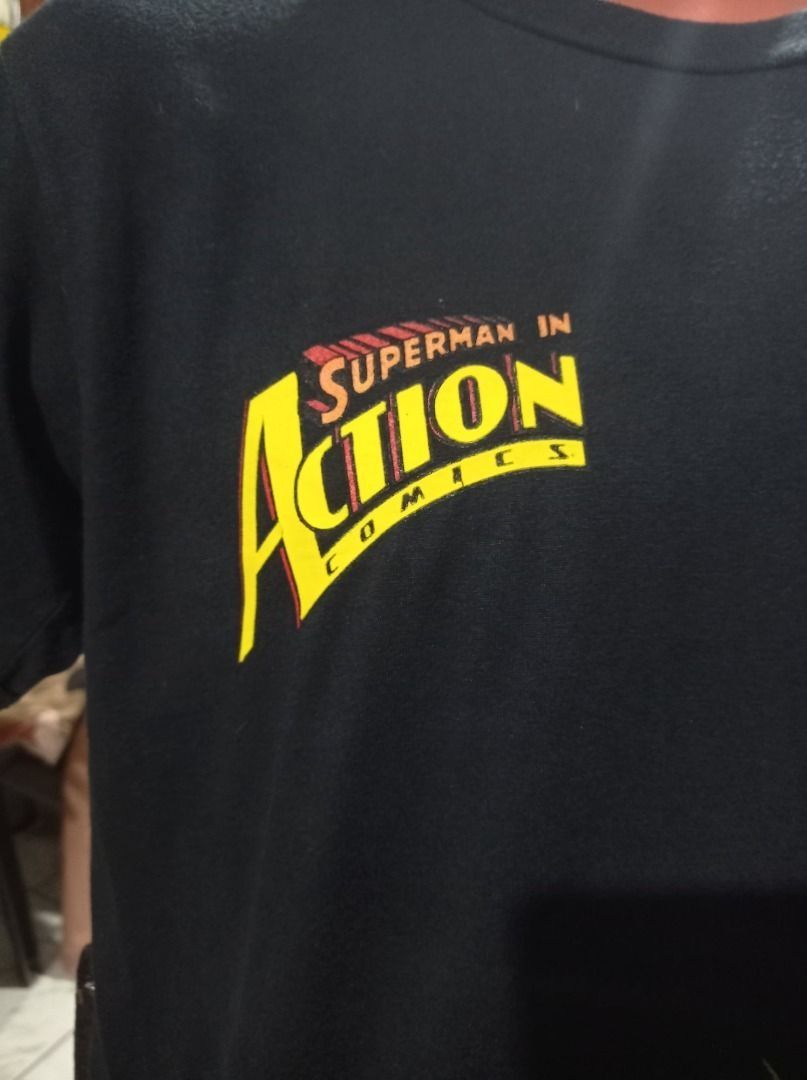 Authentic Action Comics Superman Merch DC Comics Shirt, Men's Fashion ...